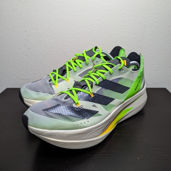 adidas | Shoes | Adidas Adizero Prime X Linen Green Black Running Shoes ...